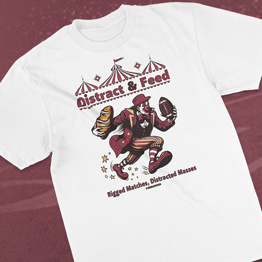 Distract & Feed - Premium Heavyweight T-Shirt – Forbidden Clothes store