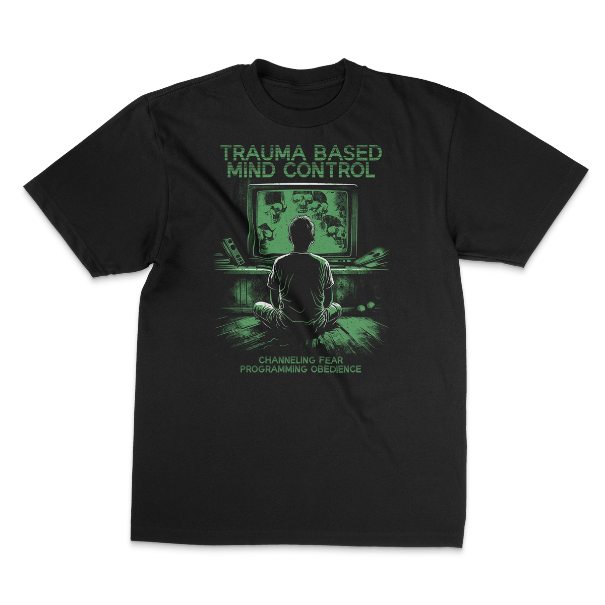 Trauma Based Mind Control - Premium Heavyweight T-Shirt – Forbidden ...